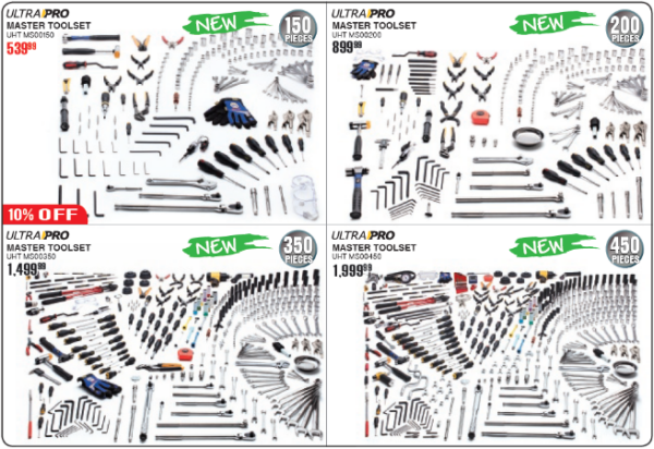 NEW | 10% Off Ultra Master Hand Toolsets - Redwater NAPA Auto Parts ...