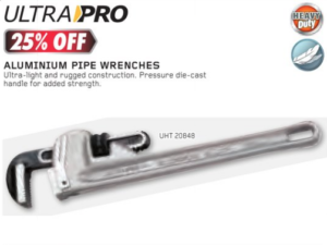 Up to 25% Off UltraPro Pipe Wrenches - Redwater NAPA Auto Parts Store ...